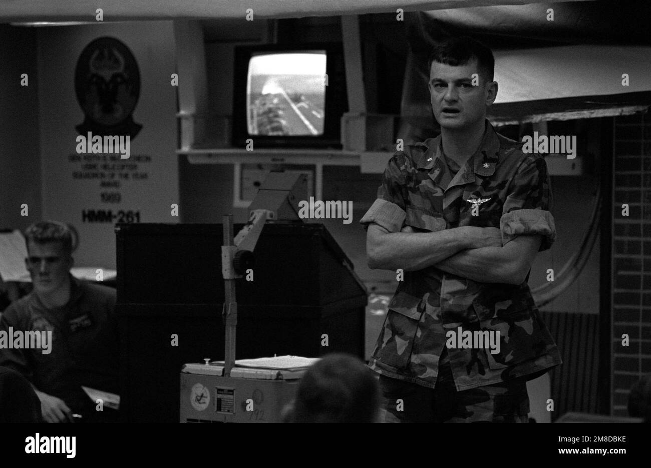 The commanding officer of Marine Medium Helicopter Squadron 261 (HMM ...