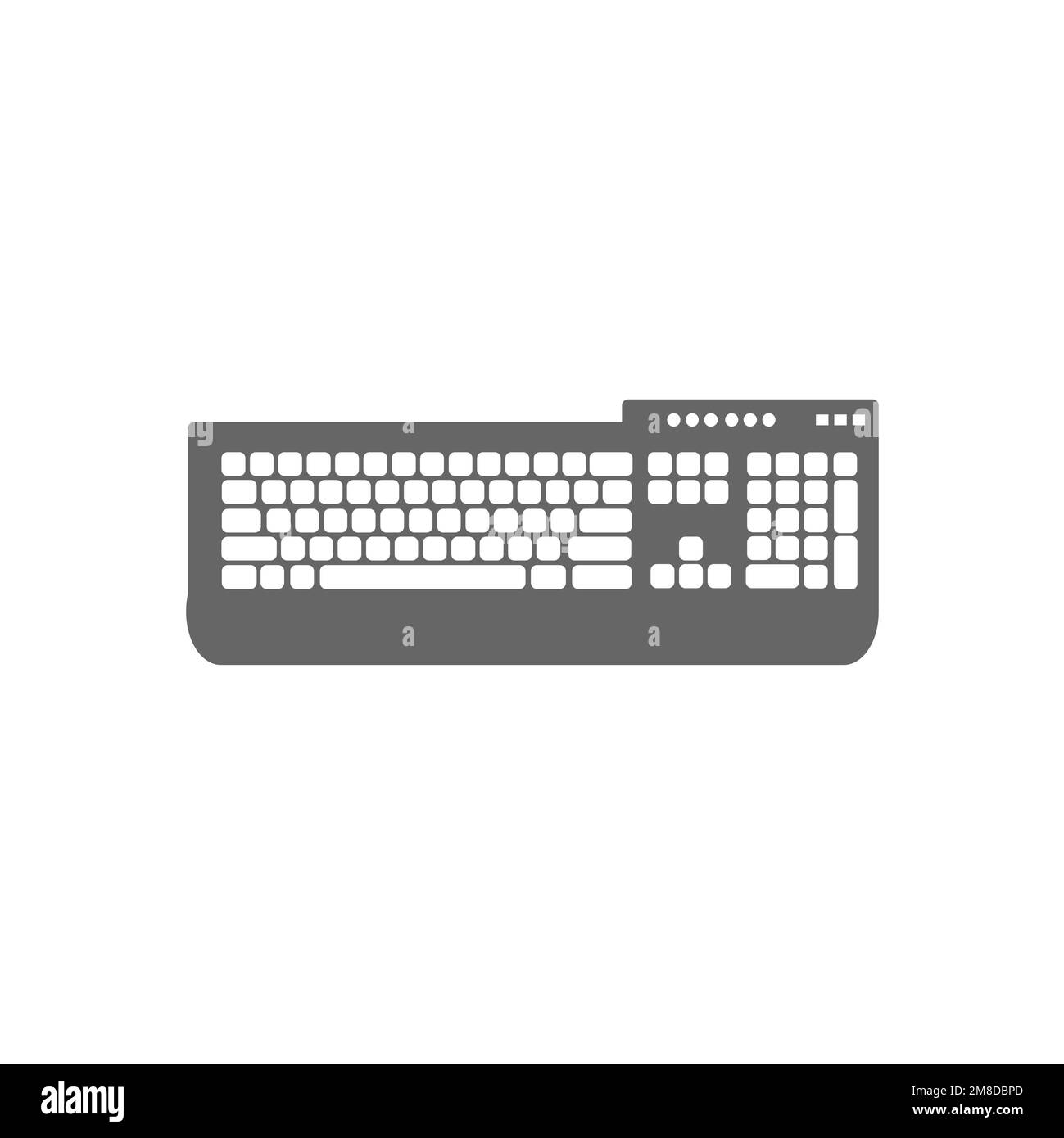 Keyboard icons, common graphic resources, vector illustrations Stock ...