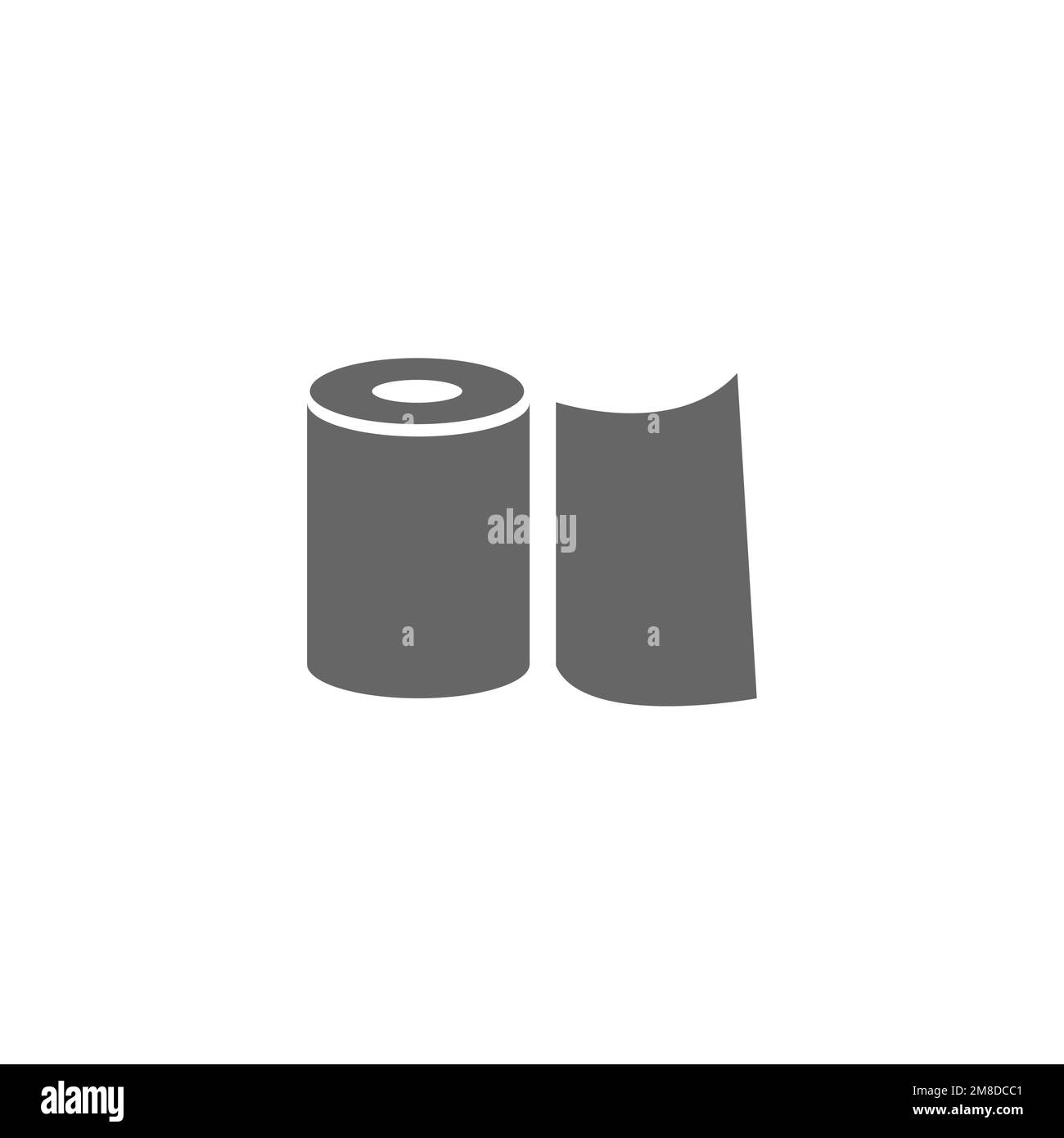 Toilet paper icons, common graphic resources, vector illustrations ...