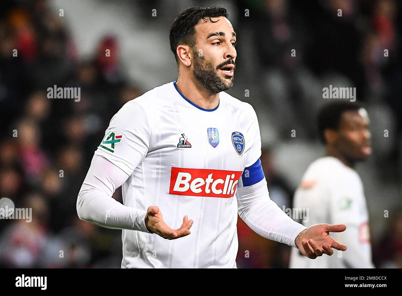 Adil RAMI of ESTAC Troyes during the French Cup, round of 64 football ...