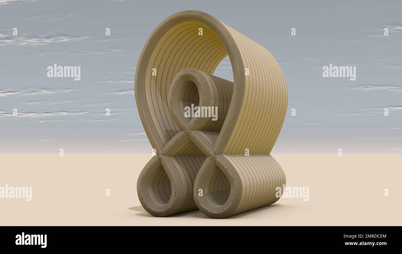 A 3D Illustration of an architectural structure. Artists, Designers ...