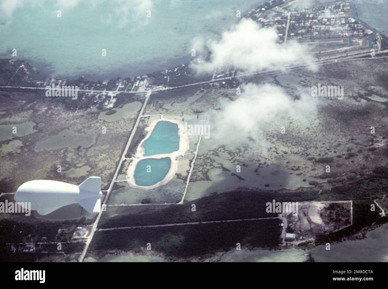 An aerostat over the Florida coastline aids Joint Task Force 4 drug ...