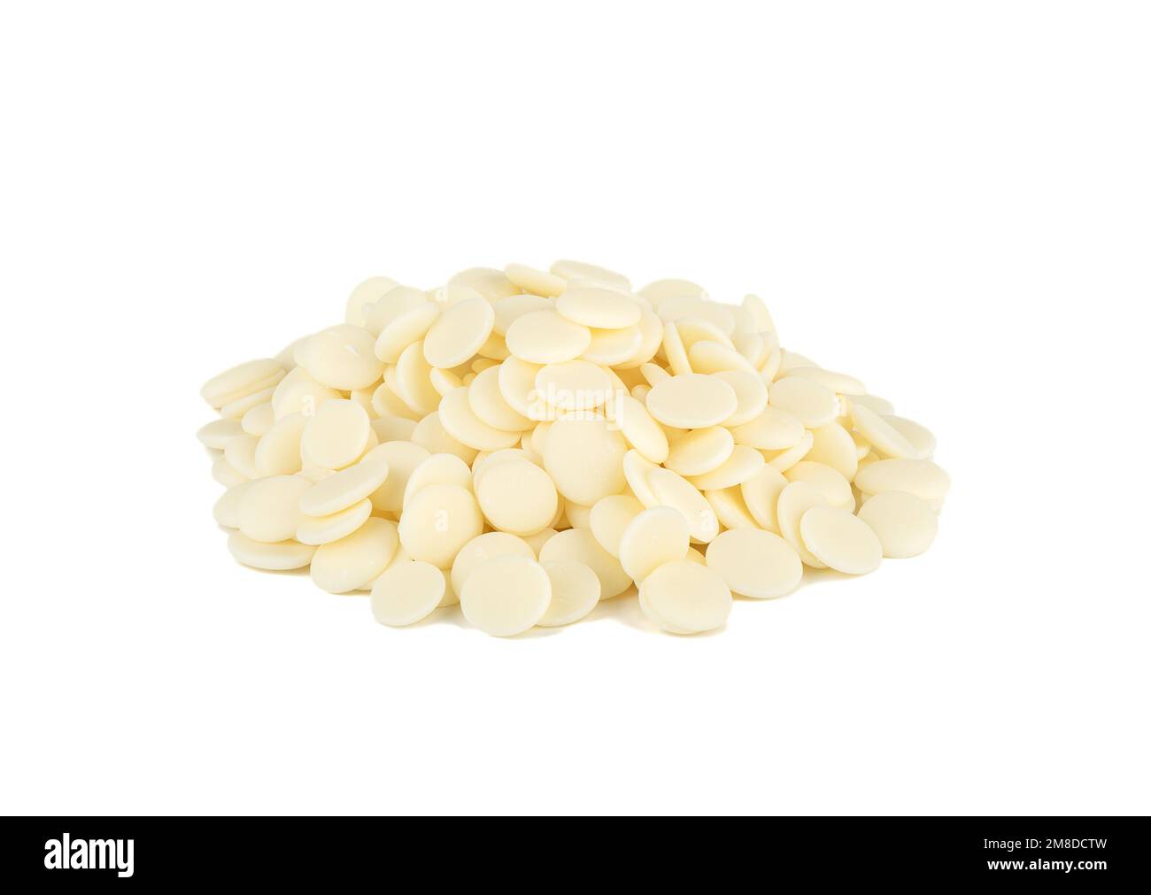 Pile of icing in the form of drops of milk chocolate for decorating ...