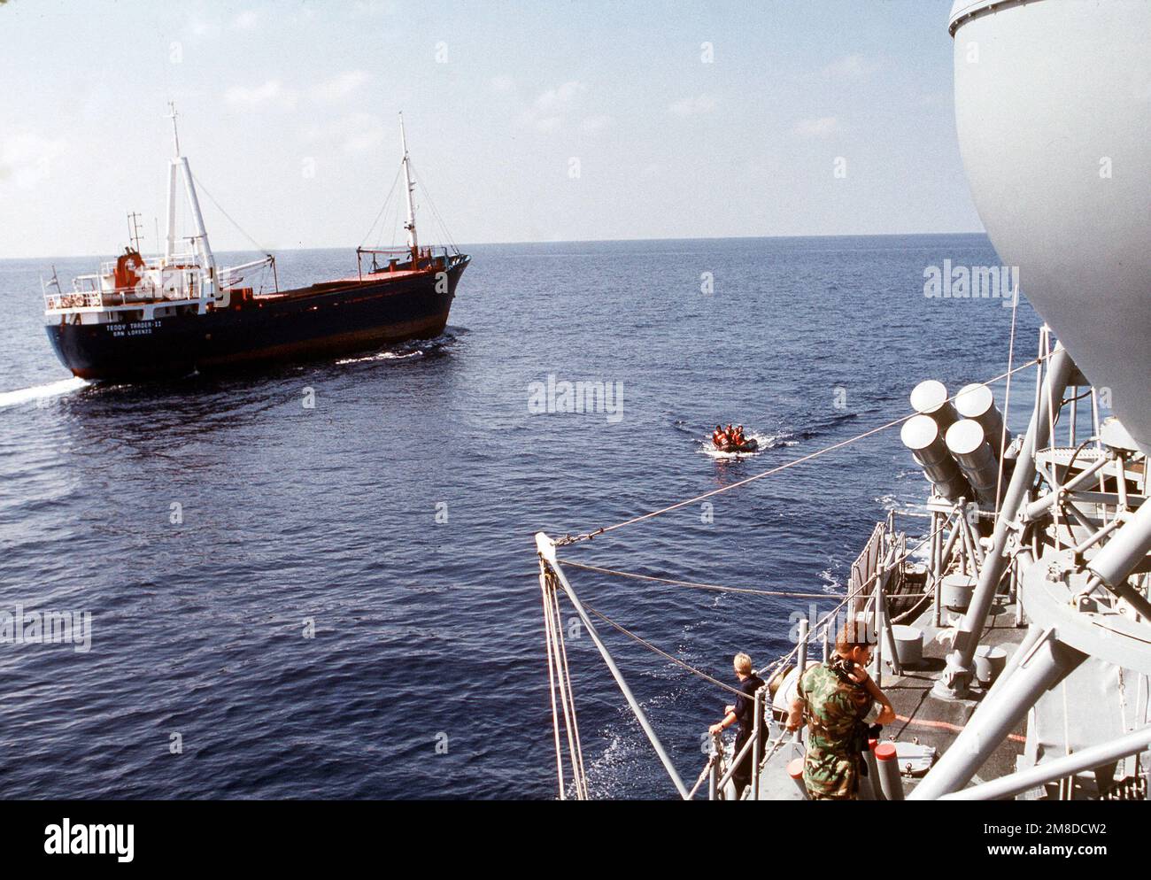 A Coast Guard law enforcement team assigned to Joint Task Force 4 ...