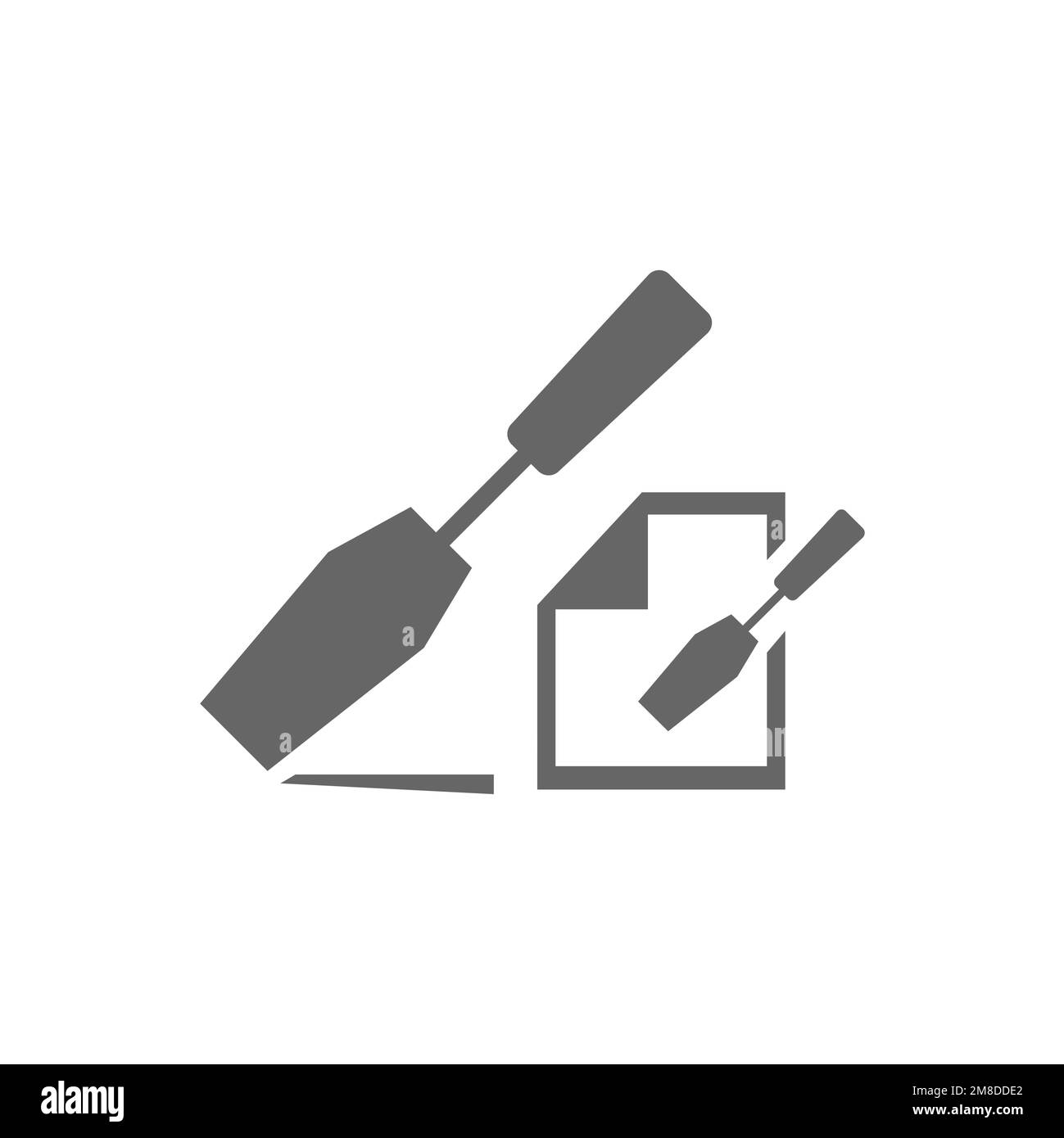 Scraper icon, common graphic resources, vector illustration Stock ...