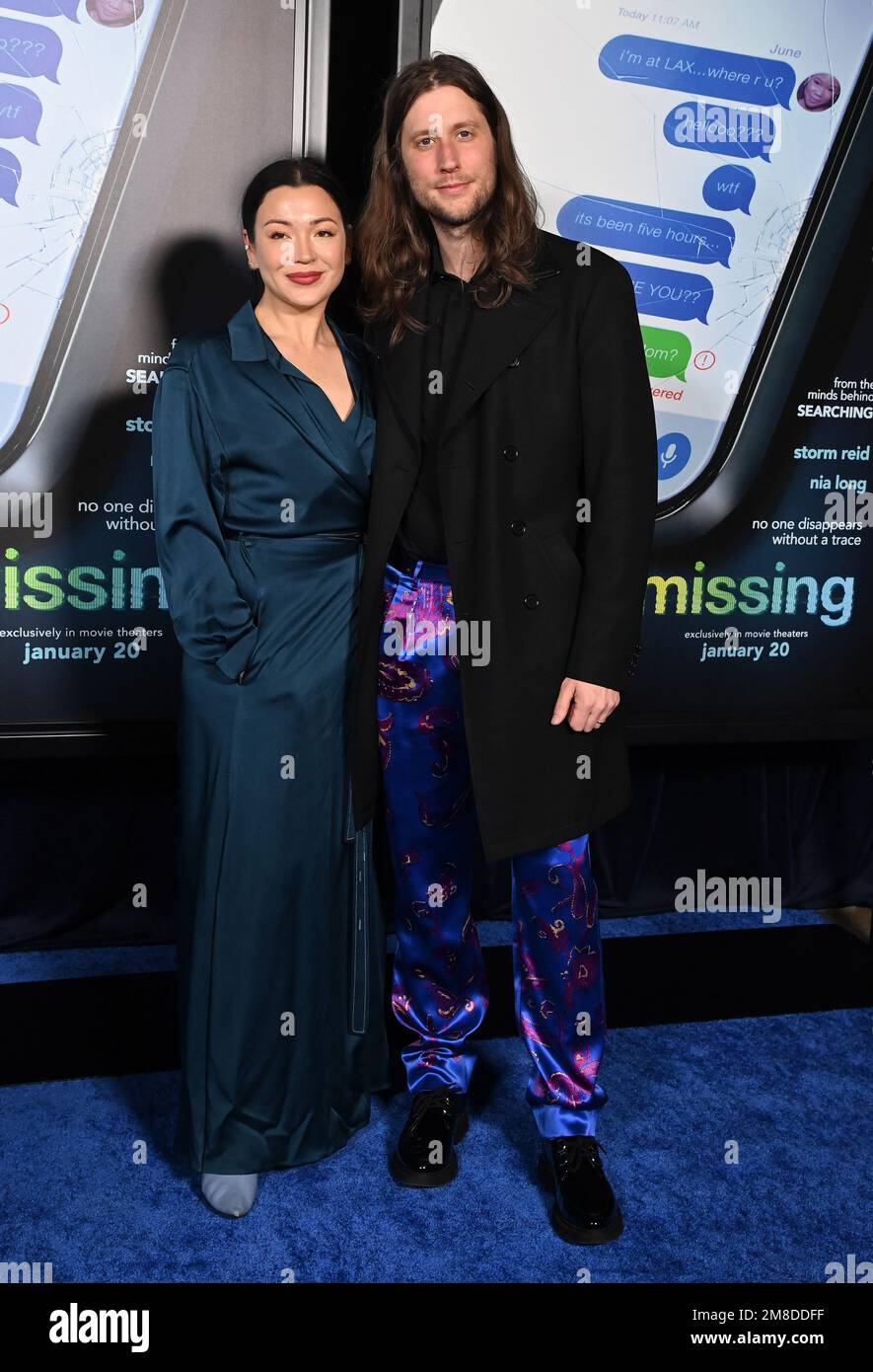 Los Angeles, USA. 12th Jan, 2023. Serena Goransson and Swedish composer ...