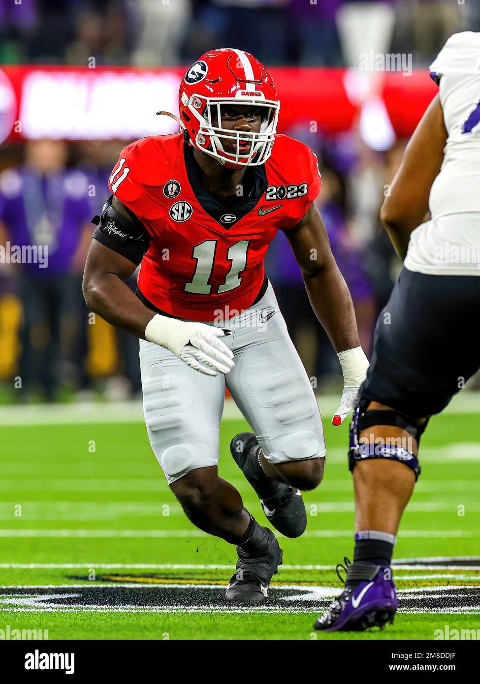 Inglewood, CA. 9th Jan, 2023. Georgia Bulldogs linebacker Jalon Walker ...
