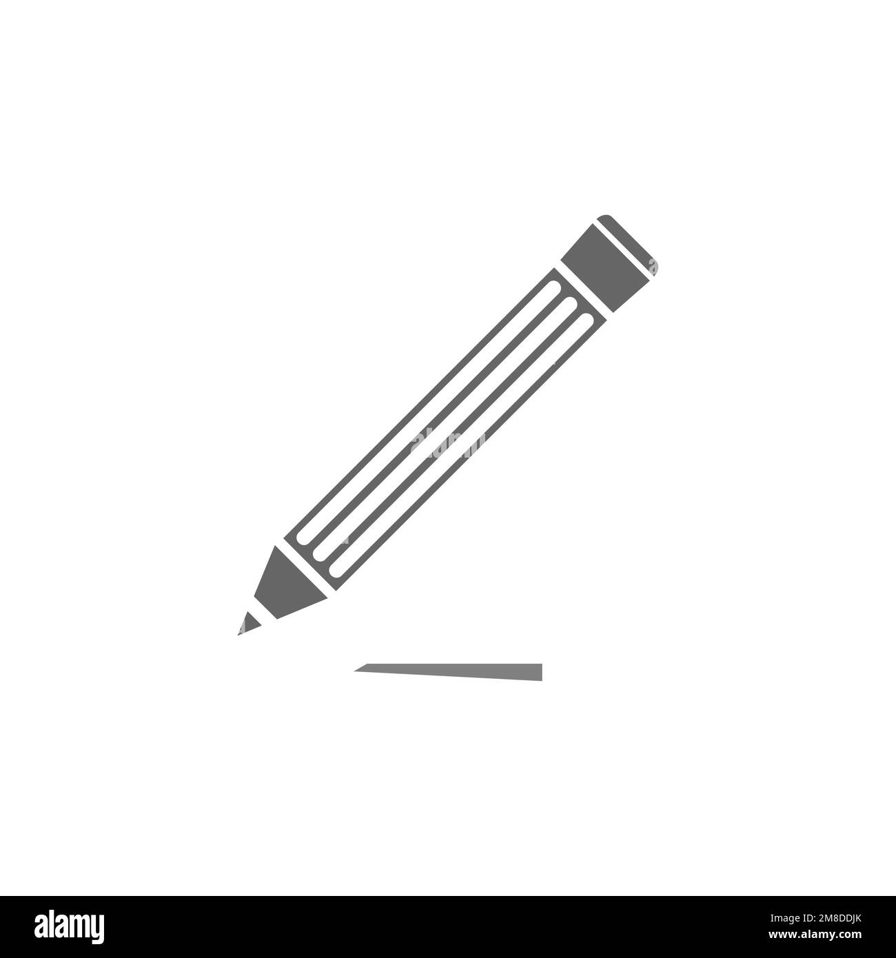 Pencil icons, common graphic resources, vector illustrations Stock ...