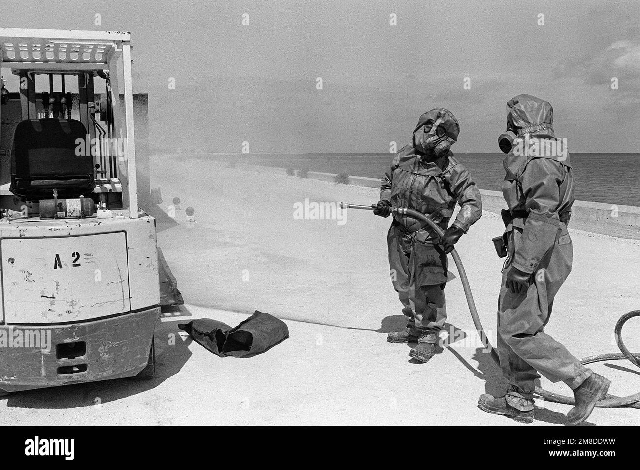 Two soldiers from the 71st Chemical Regiment, 25th Infantry Division ...