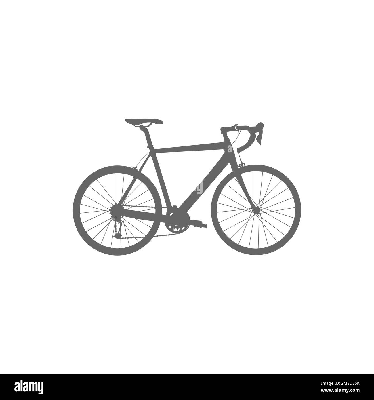 Bicycle icons, common graphic resources, vector illustrations Stock ...