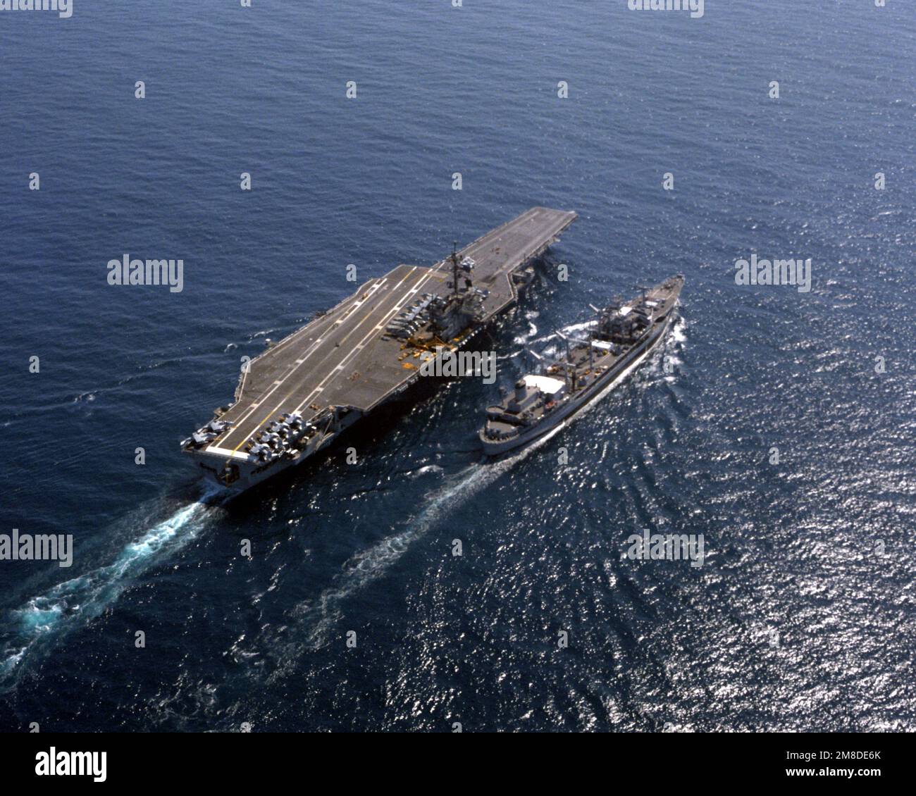 A starboard quarter view of the fleet oiler USNS KAWISHIWI (T-AO-146 ...
