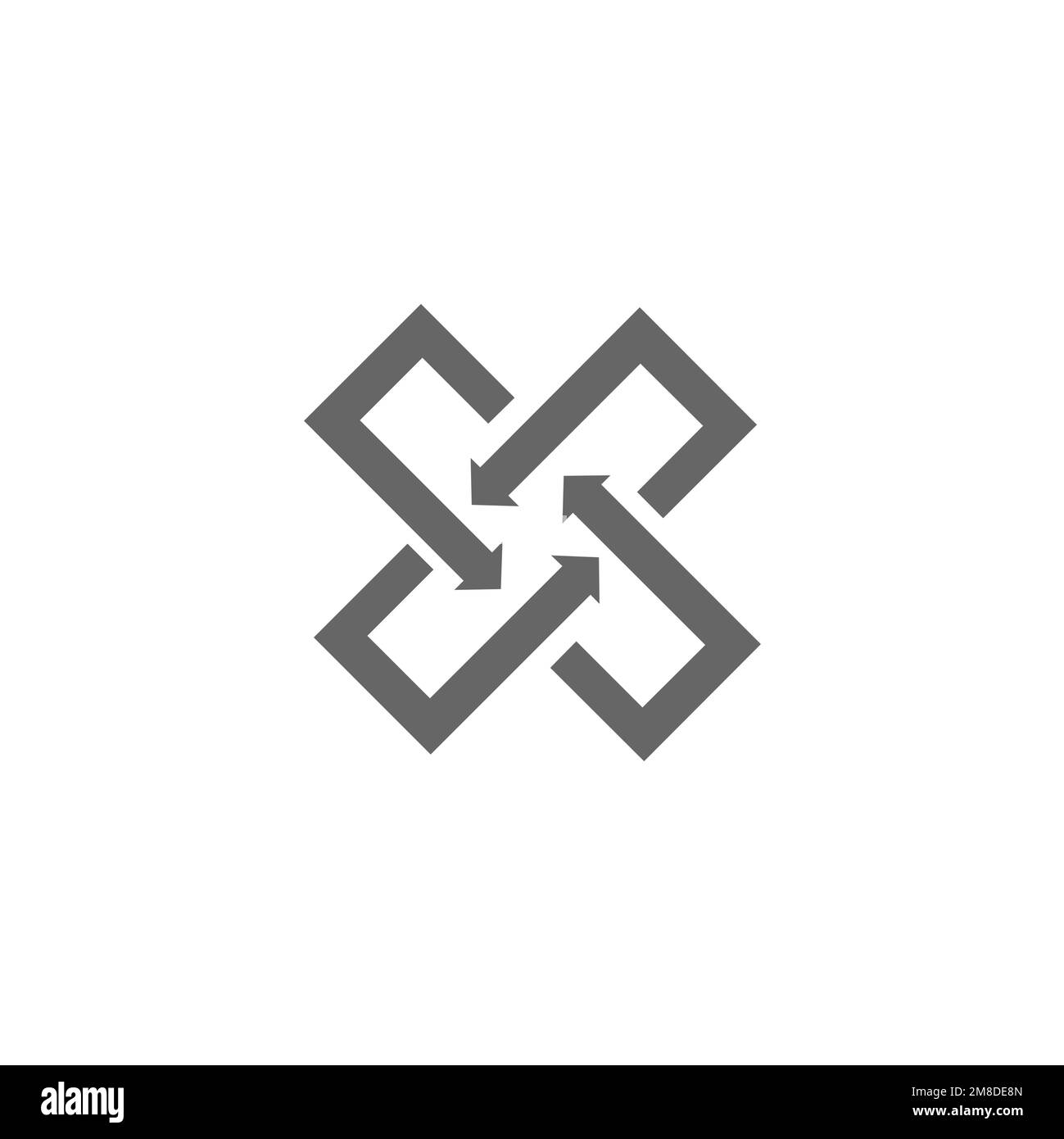 Combination polyline arrow icons, common graphic resources, vector ...