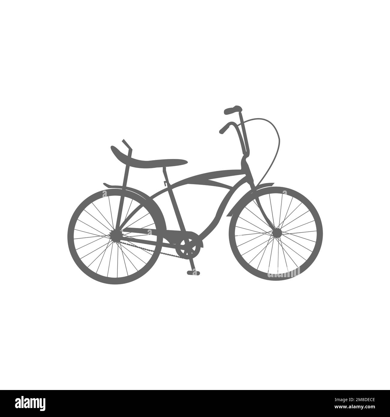 Bicycle icons, common graphic resources, vector illustrations Stock ...