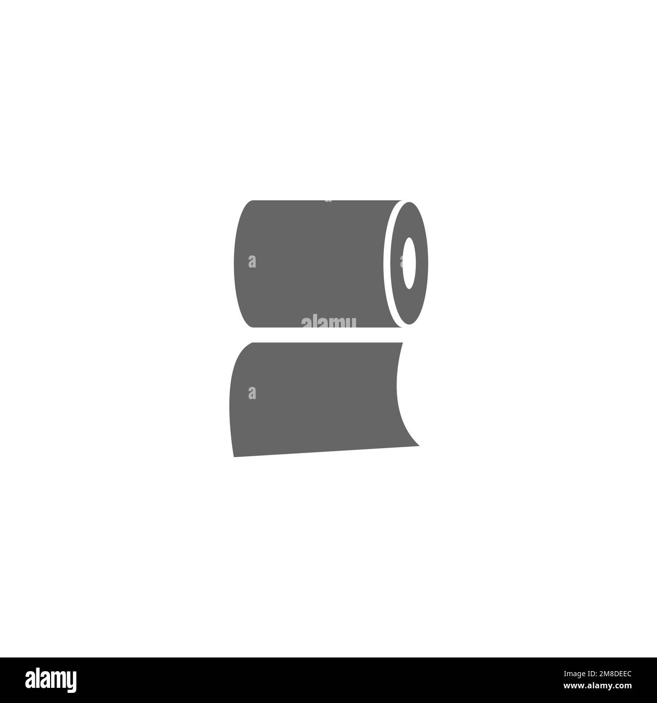 Toilet paper icons, common graphic resources, vector illustrations ...