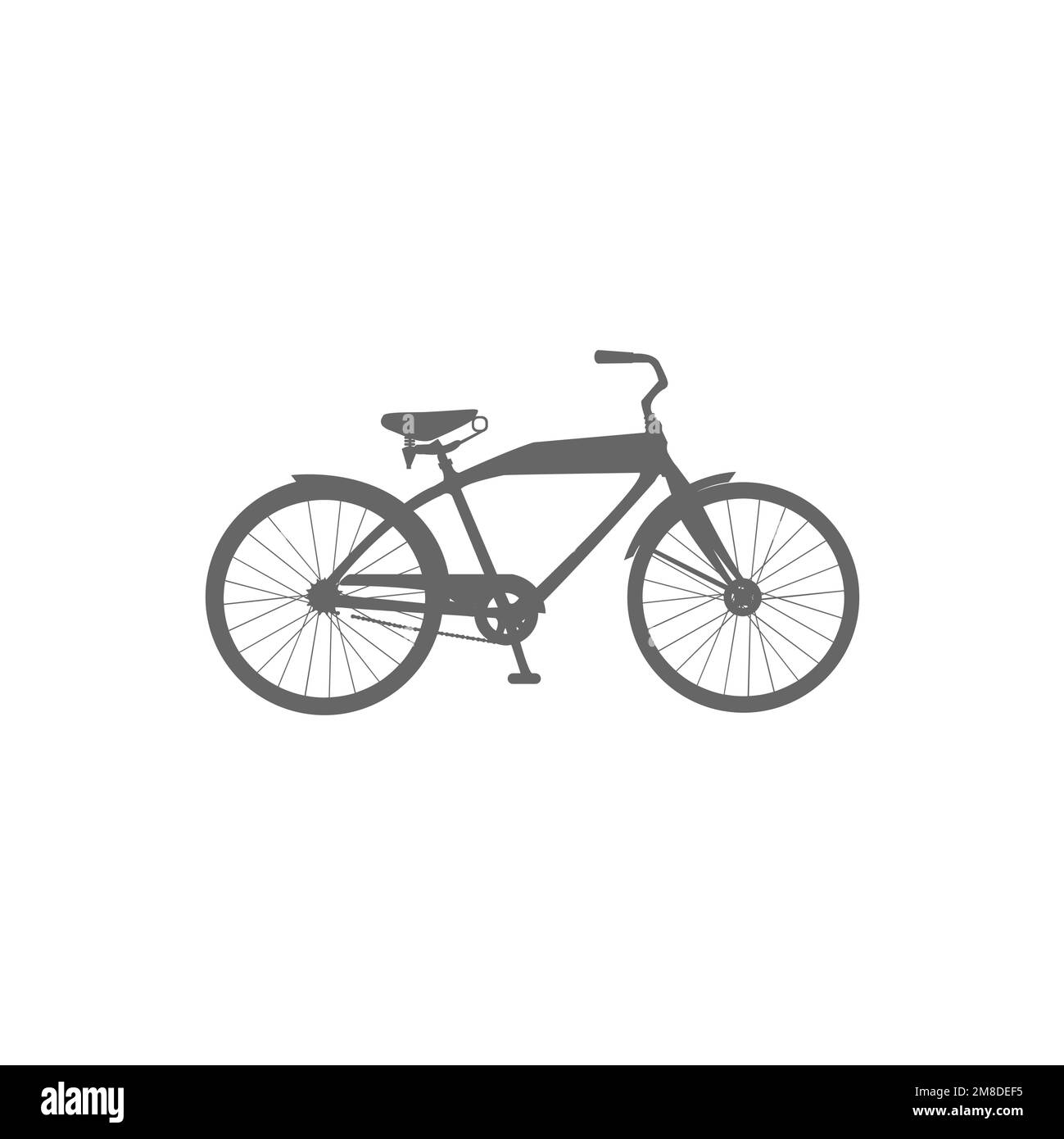 Bicycle icons, common graphic resources, vector illustrations Stock ...