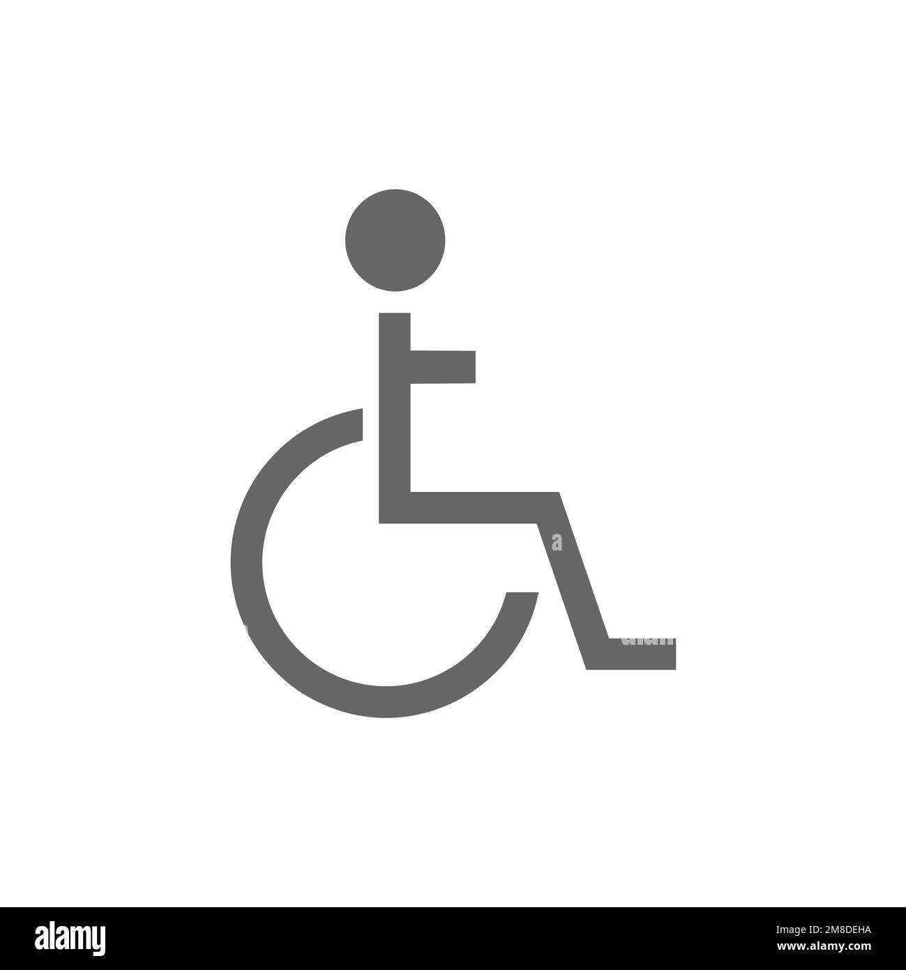 Disabled icons, common graphic resources, vector illustrations Stock ...