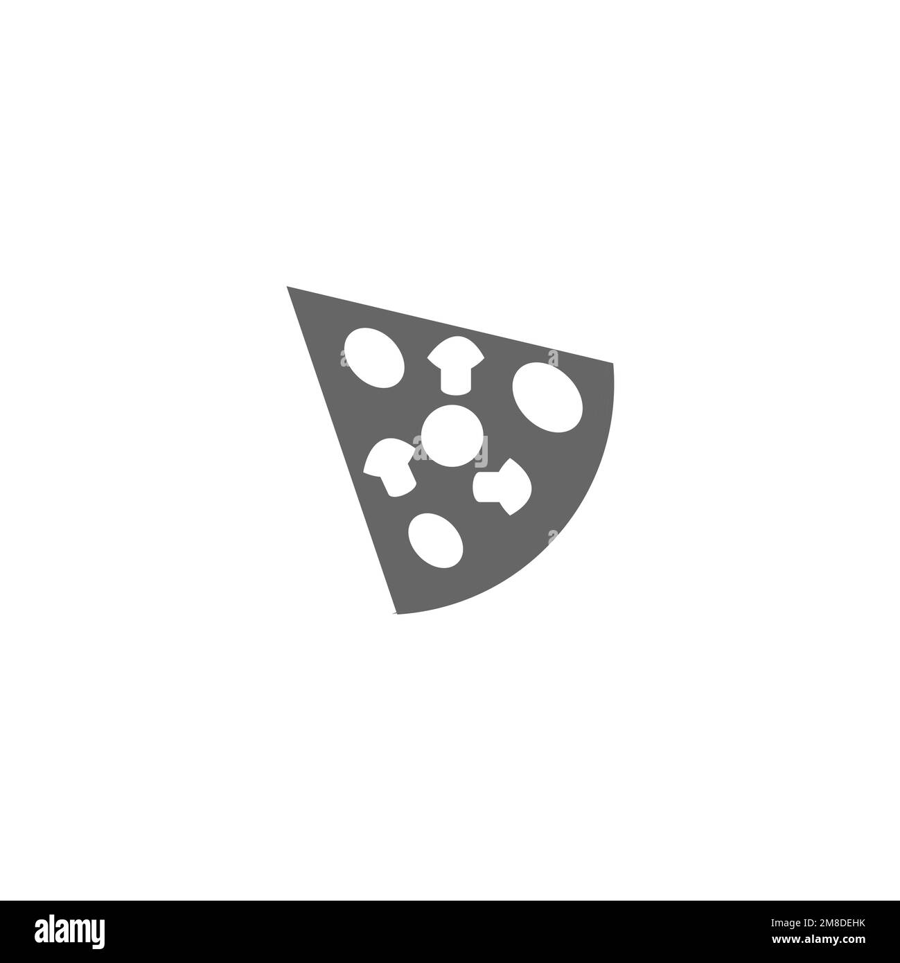 Pizza icons, common graphic resources, vector illustrations Stock ...