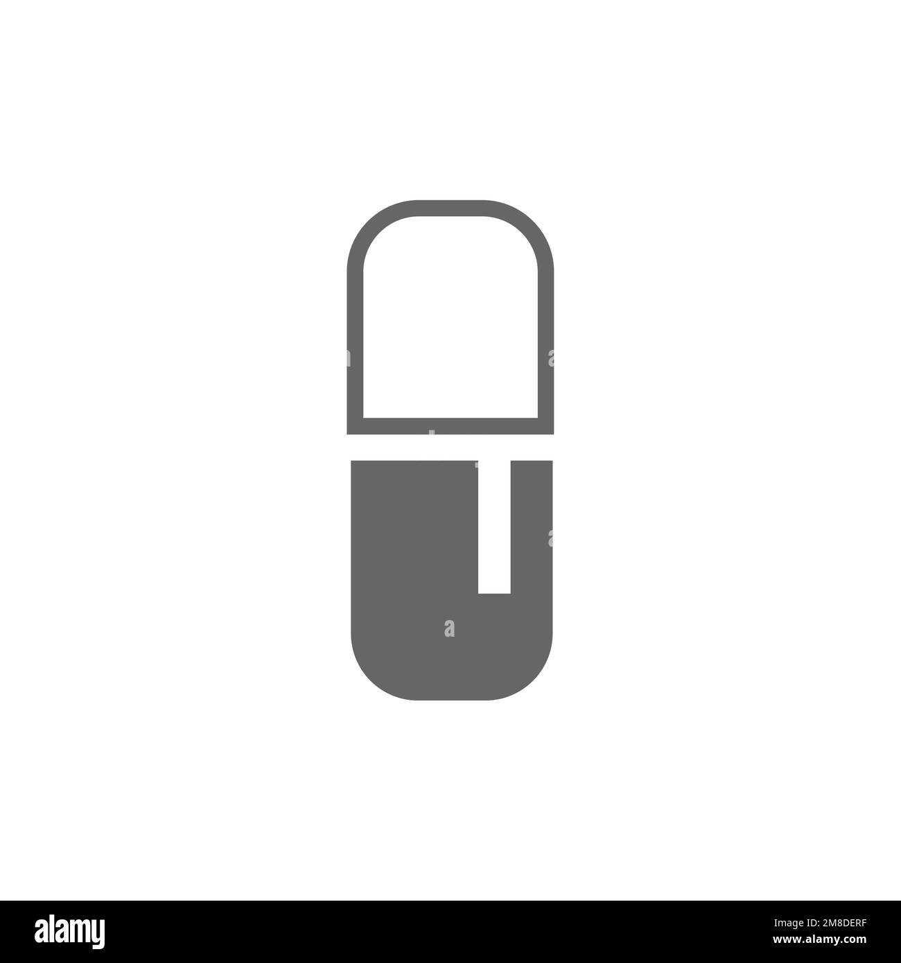 Capsule icon, common graphic resources, vector illustration Stock ...