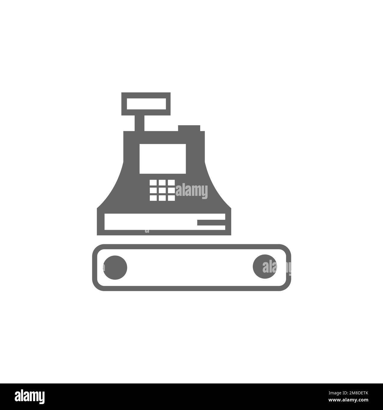 Supermarket cash register icon, common graphic resources, vector ...