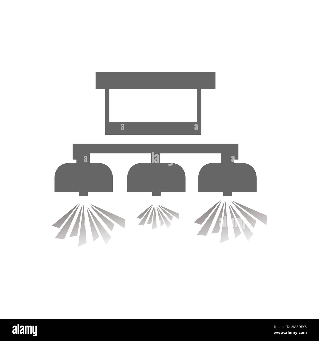 Stage light icons, common graphic resources, vector illustrations Stock ...