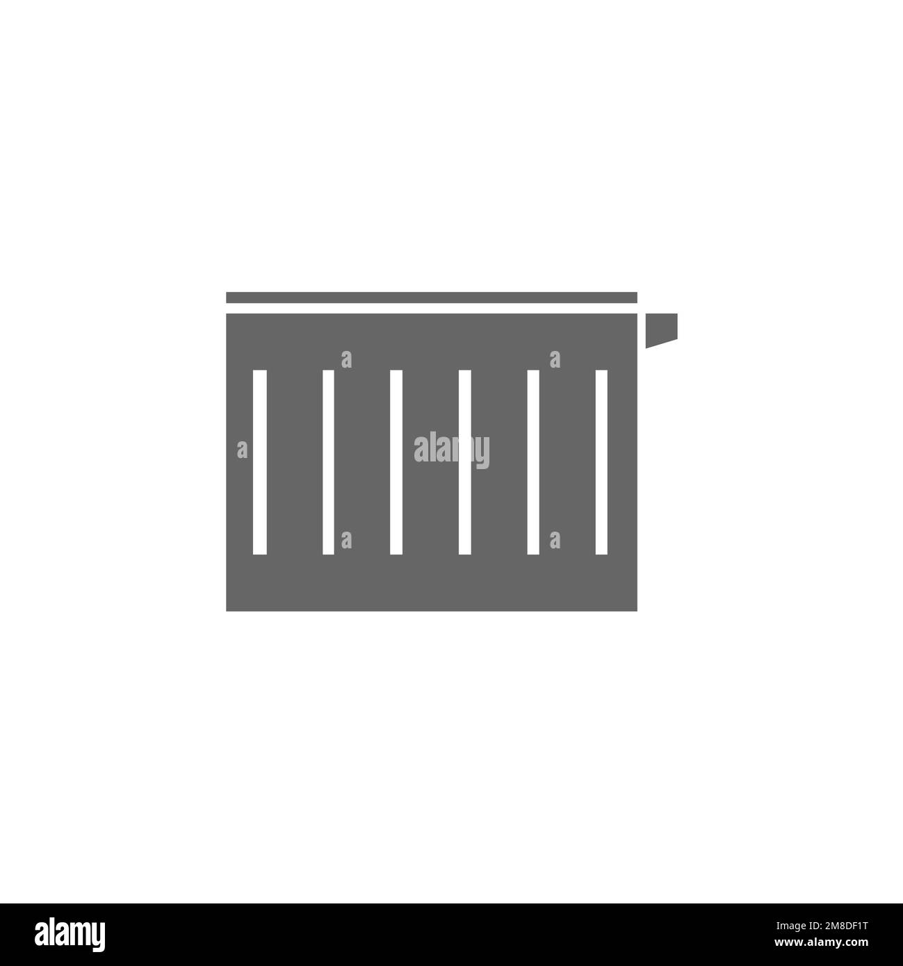 Water crossing icon, common graphic resources, vector illustration ...