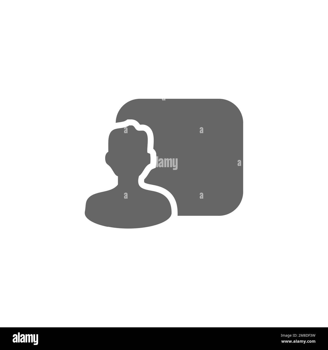 User profile icons, common graphic resources, vector illustrations ...