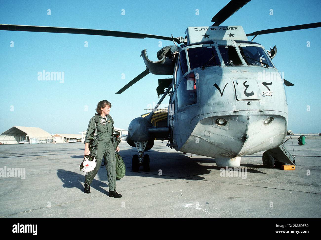 LT. Kelly Franke of Detachment 2, Helicopter Combat Support Squadron 2 ...