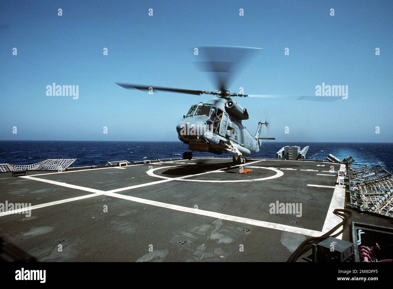 A Helicopter Light Anti-submarine Squadron 34 (HSL-34) SH-2F Seasprite ...
