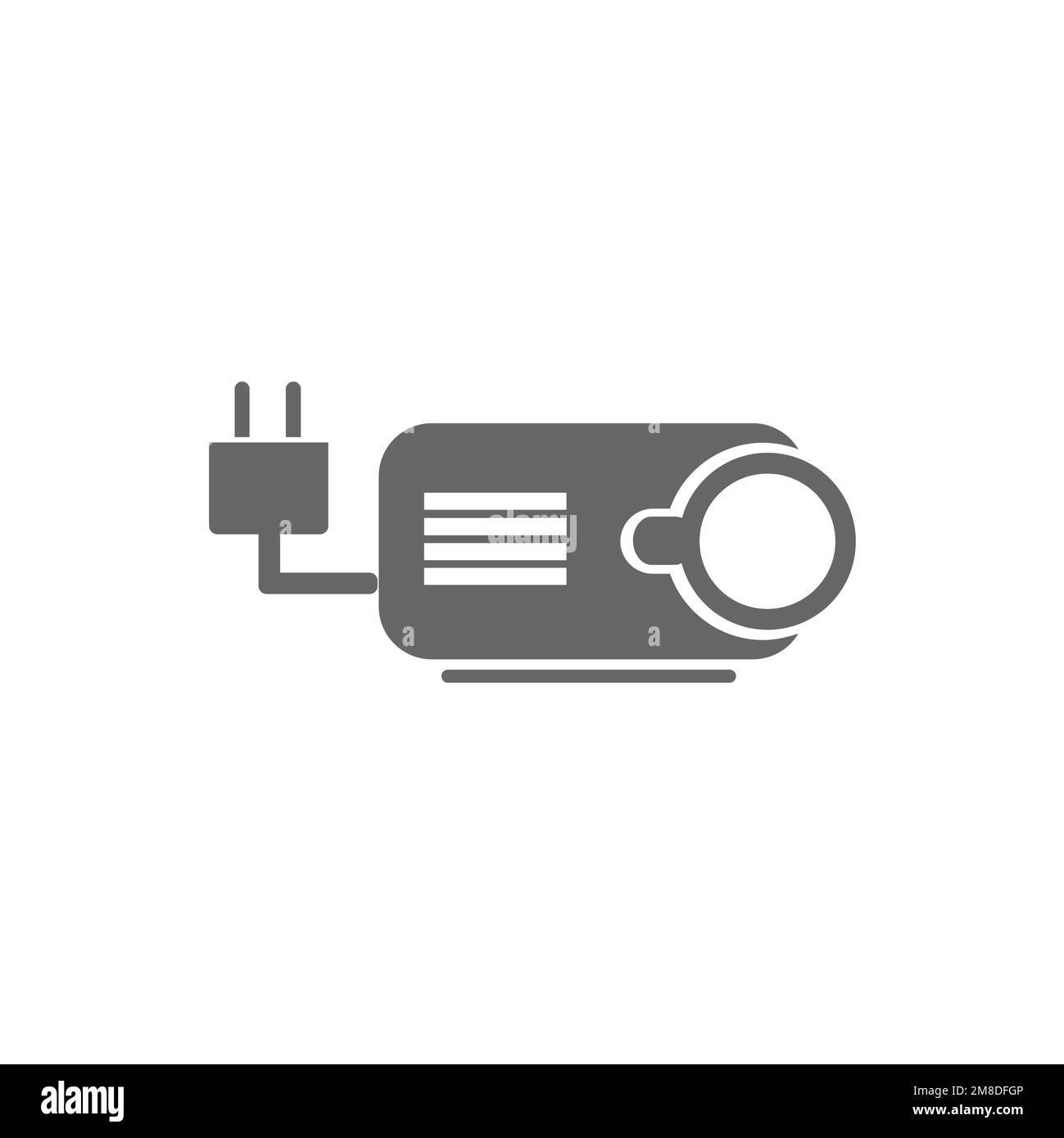 Projector icons, common graphic resources, vector illustrations Stock ...