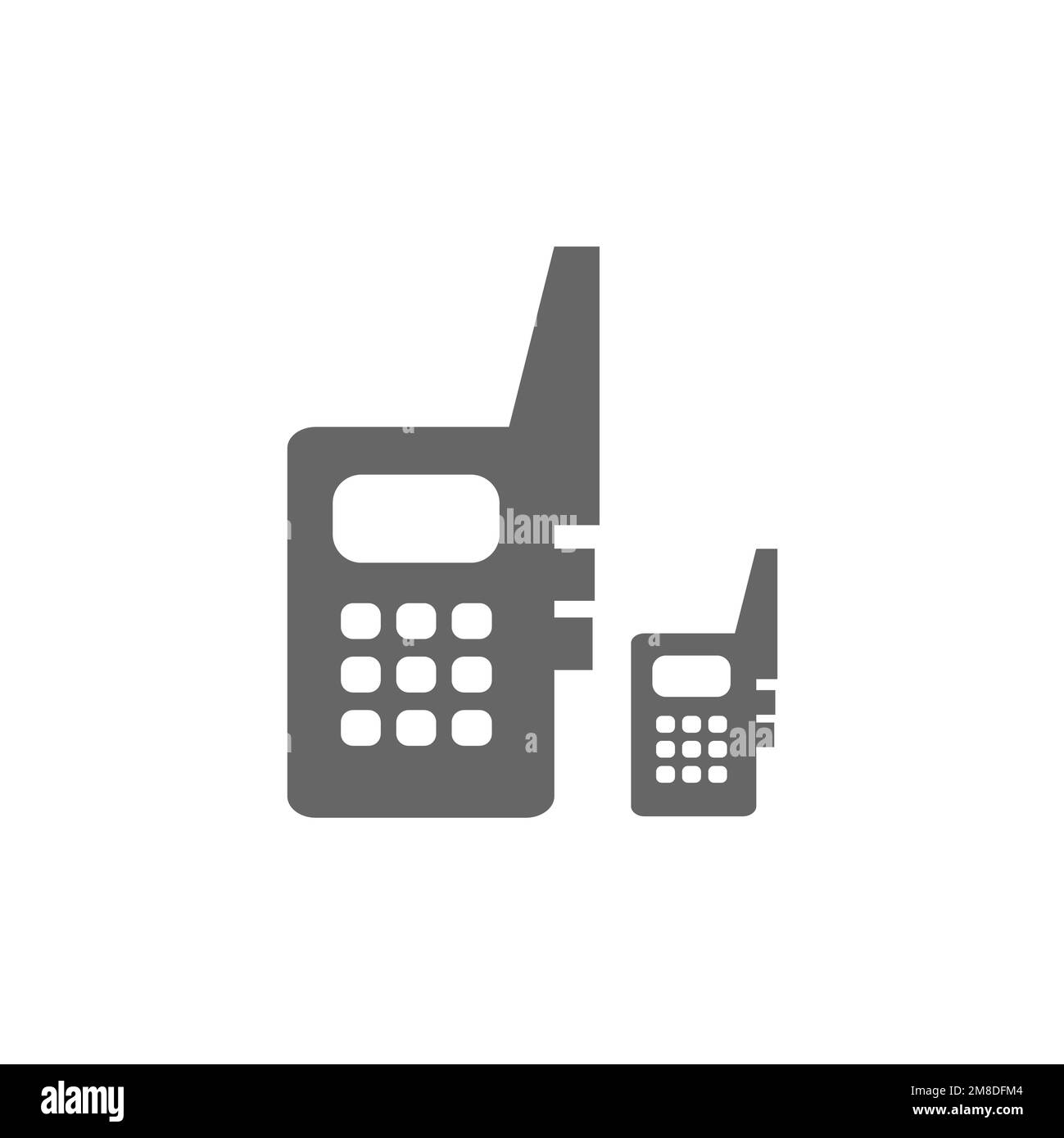 Interphone icons, common graphic resources, vector illustrations Stock ...