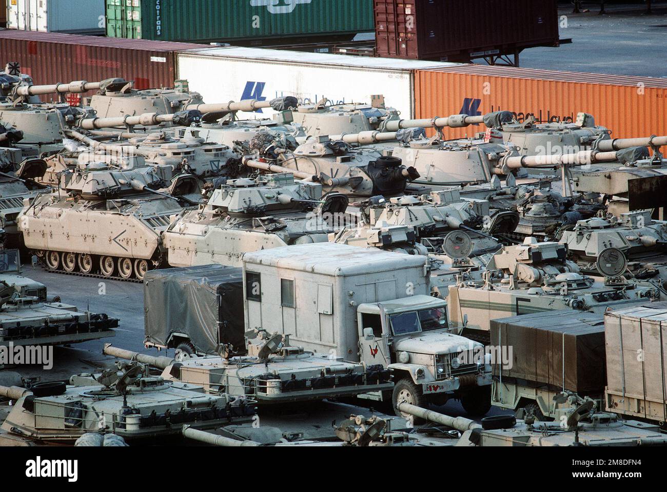 Tanks, armored personnel carriers and self-propelled howitzers of the ...