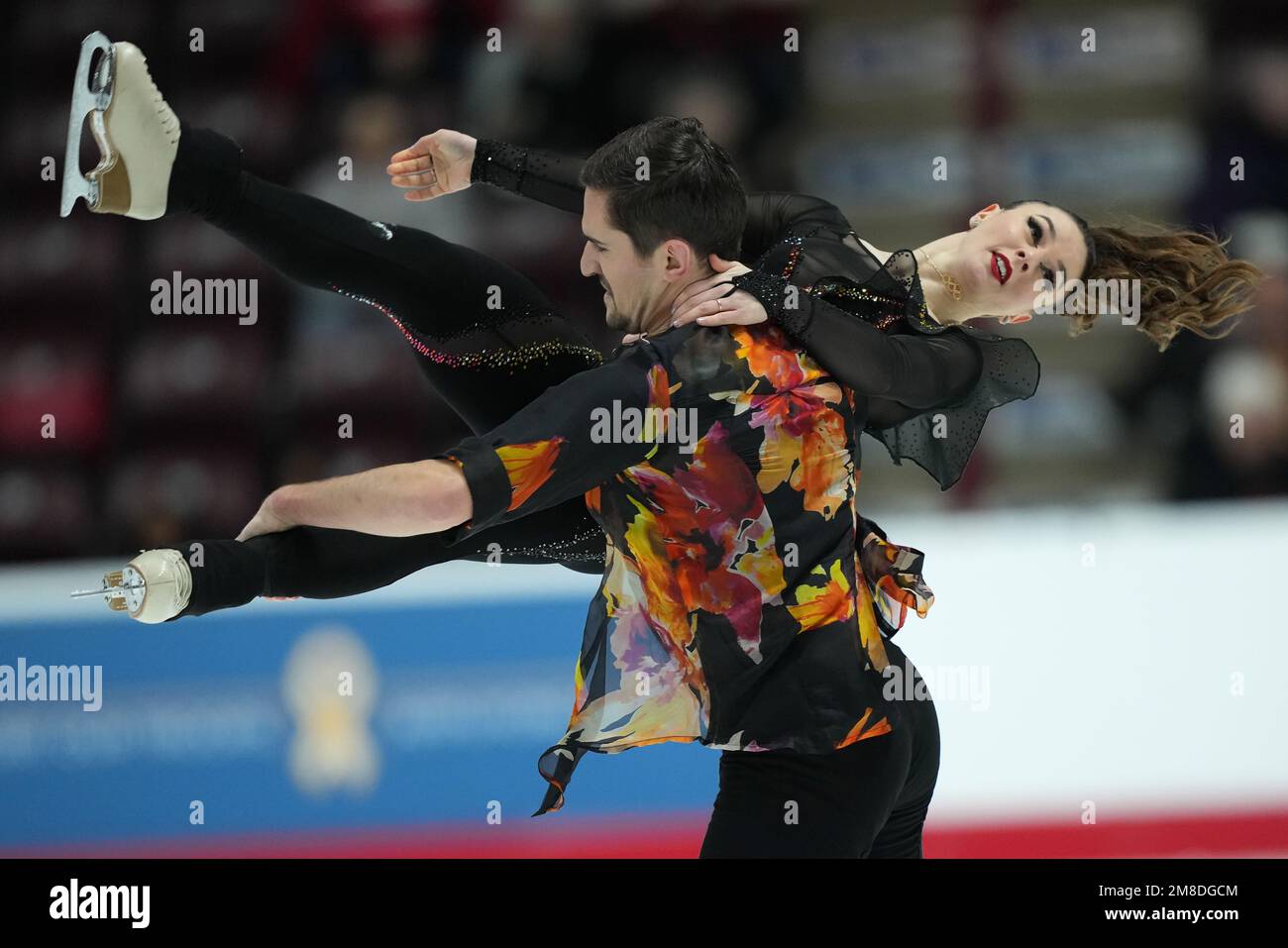Ontario, Canada. 13th Jan, 2023. Marie-Jade Lauriault and Romain Le Gac ...