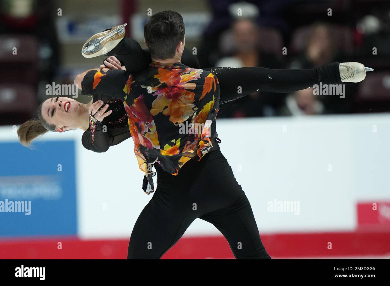 Ontario, Canada. 13th Jan, 2023. Marie-Jade Lauriault and Romain Le Gac ...