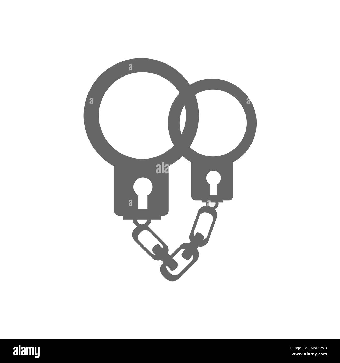 Handcuff icon, common graphic resources, vector illustration Stock ...