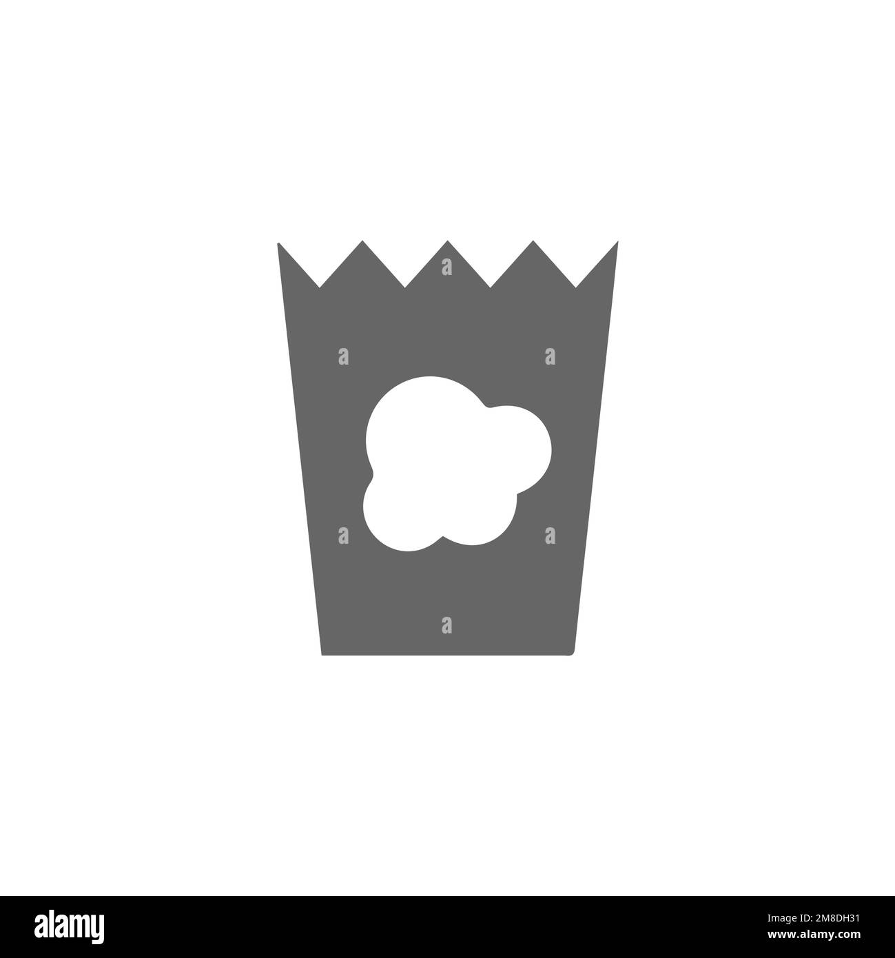 Popcorn bucket icon, common graphic resources, vector illustrations ...