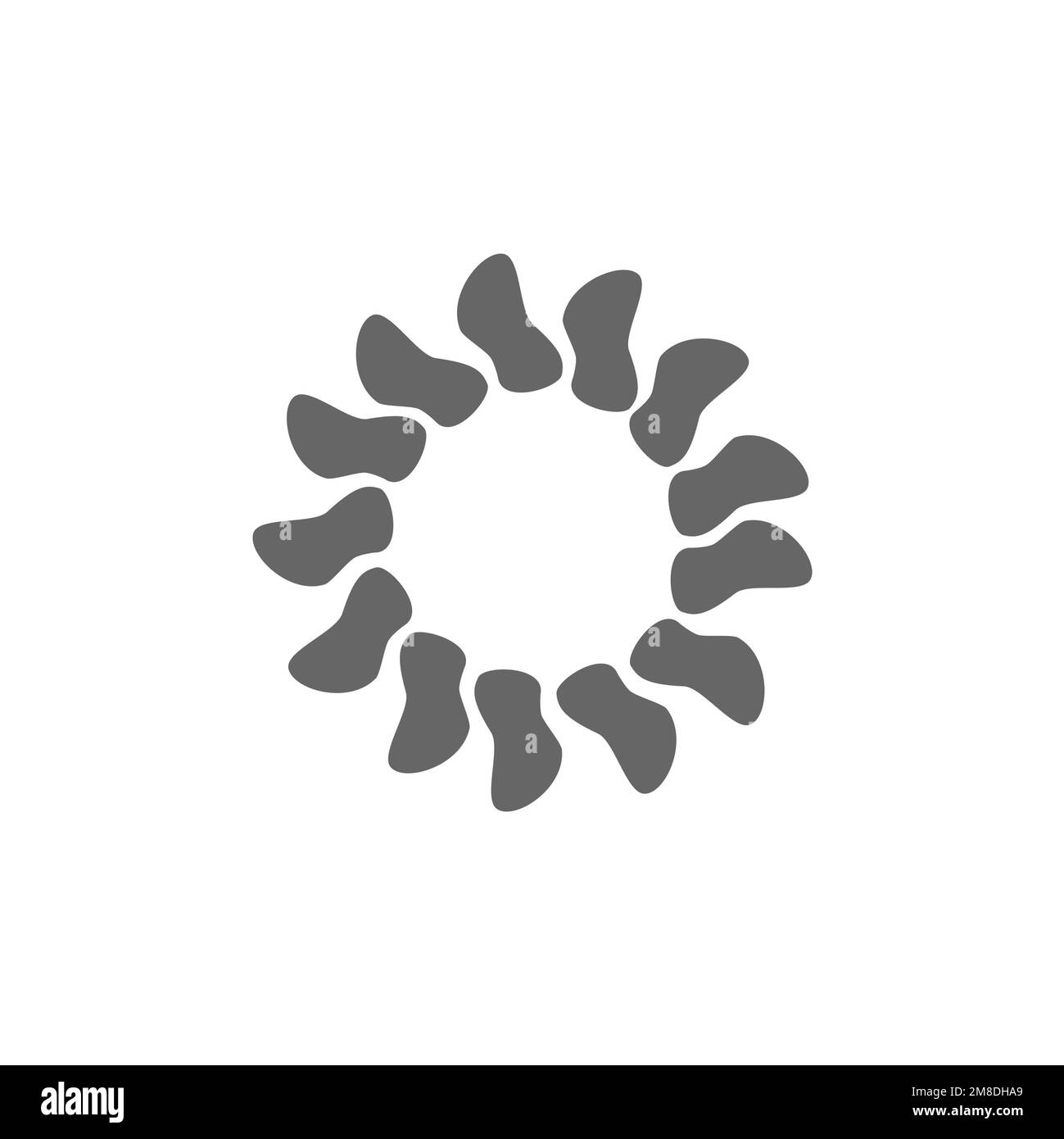Petal icons, common graphic resources, vector illustrations Stock ...