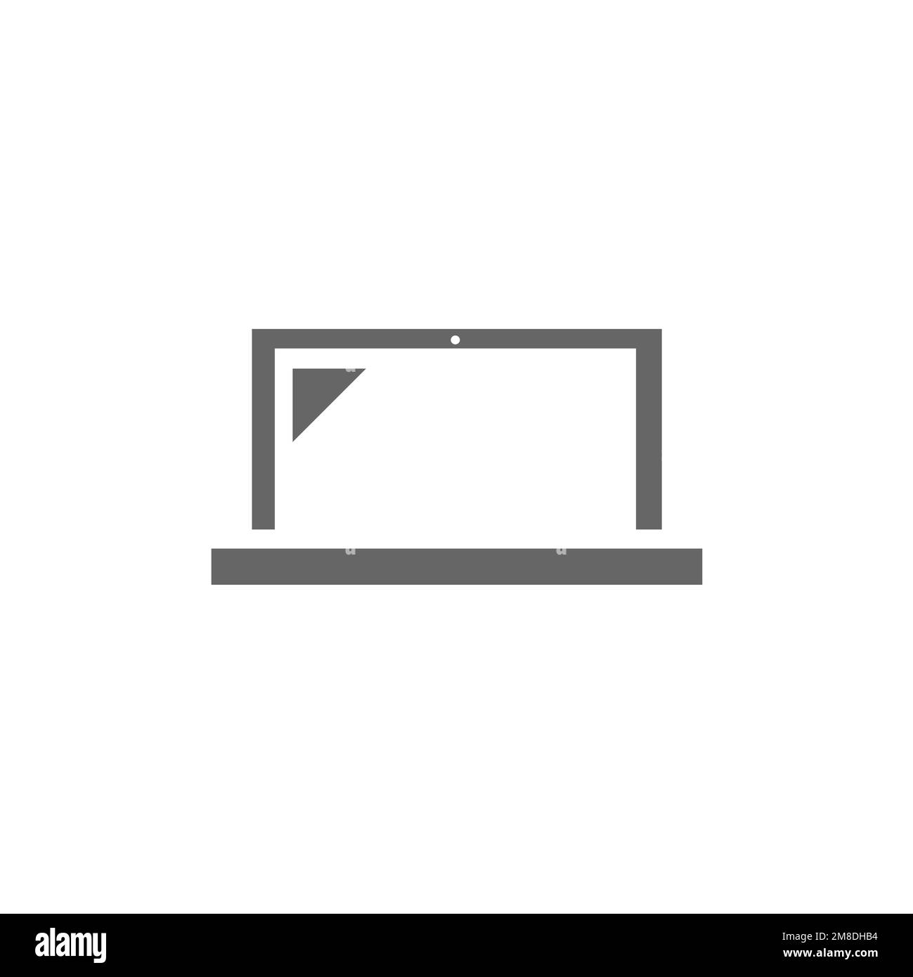 Laptop icons, common graphic resources, vector illustrations Stock ...