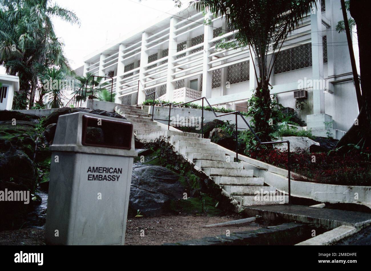 American embassy monrovia hi-res stock photography and images - Alamy