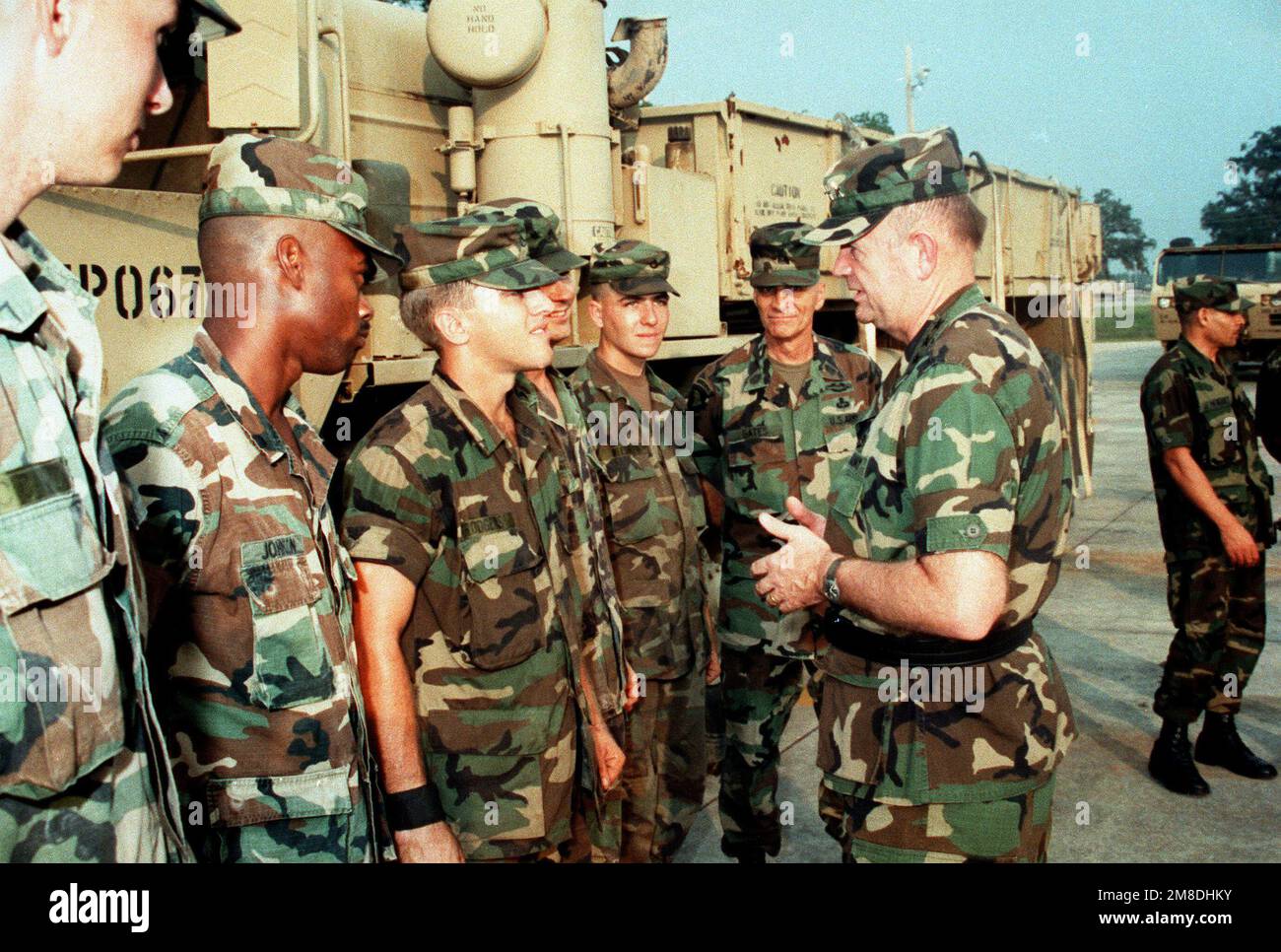Vice CHIEF of STAFF GEN. Gordon R. Sullivan, right, and SGT. MAJ. of ...