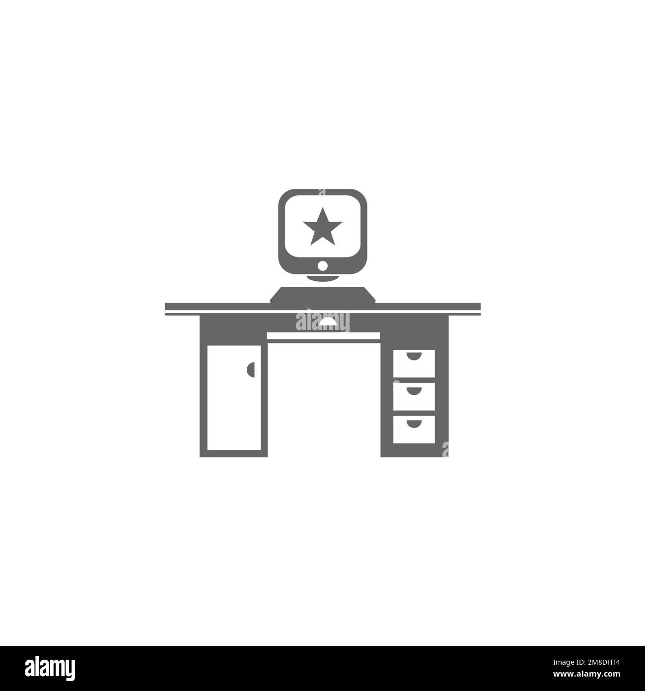 Computer desktop icon, common graphic resources, vector illustrations ...