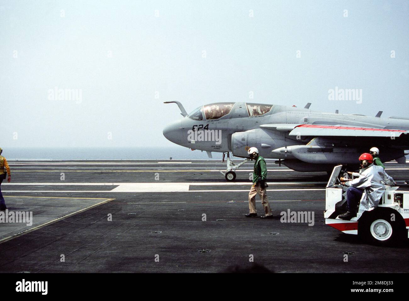 A Tactical Electronic Warfare Squadron 133 (VAQ 133) EA-6B Hornet ...