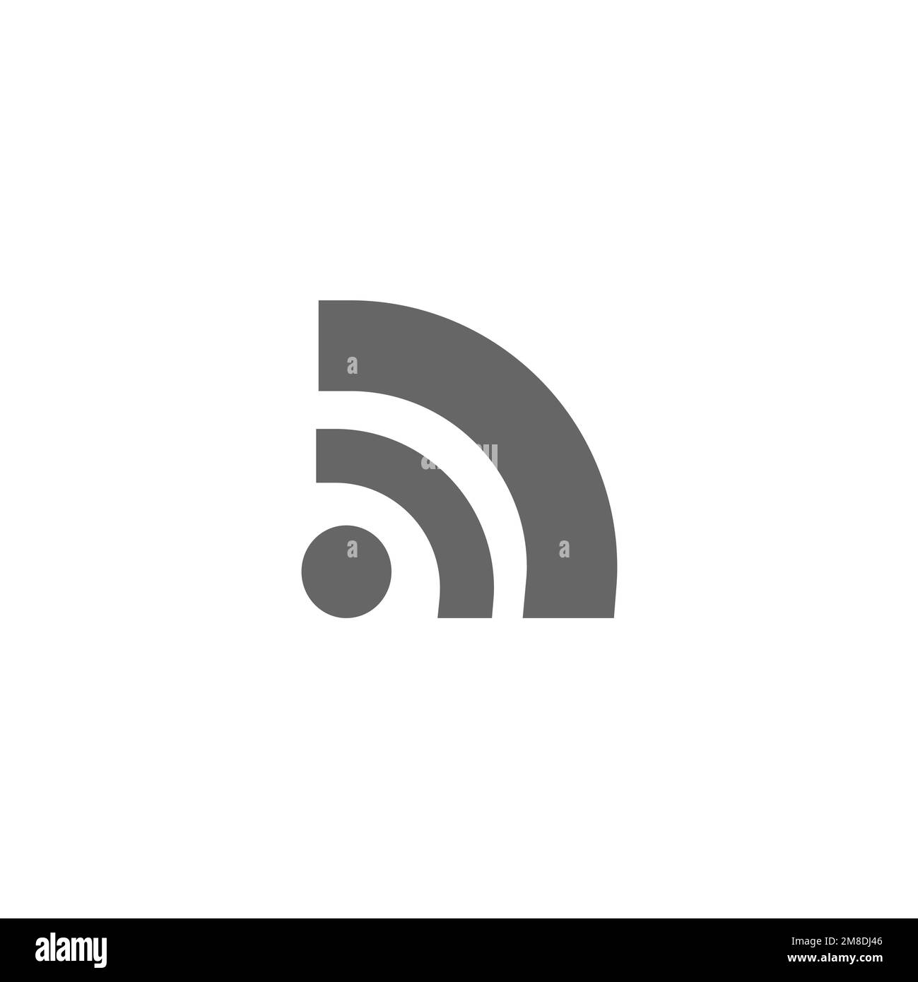 Signal strength icon, common graphic resources, vector illustration ...