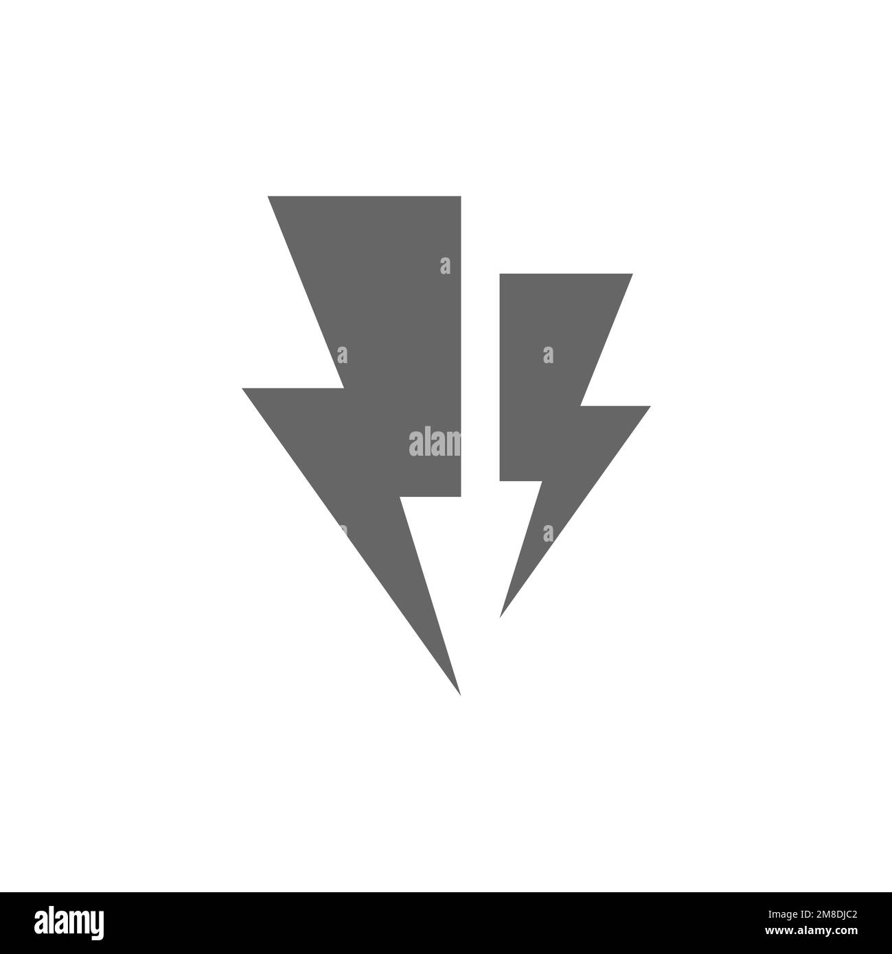 Lightning icons, common graphic resources, vector illustrations Stock ...