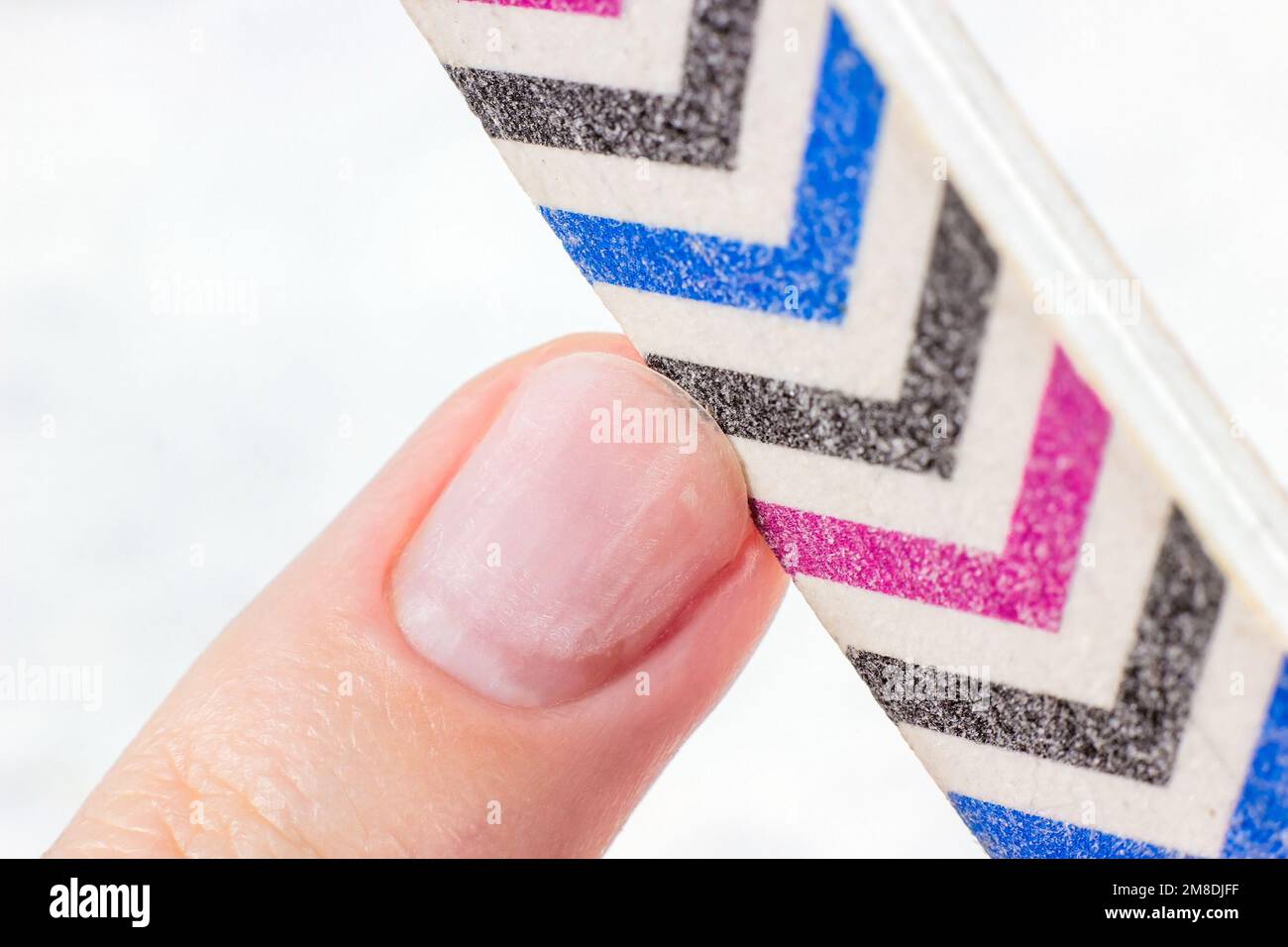 Self manicure at home hi-res stock photography and images - Alamy