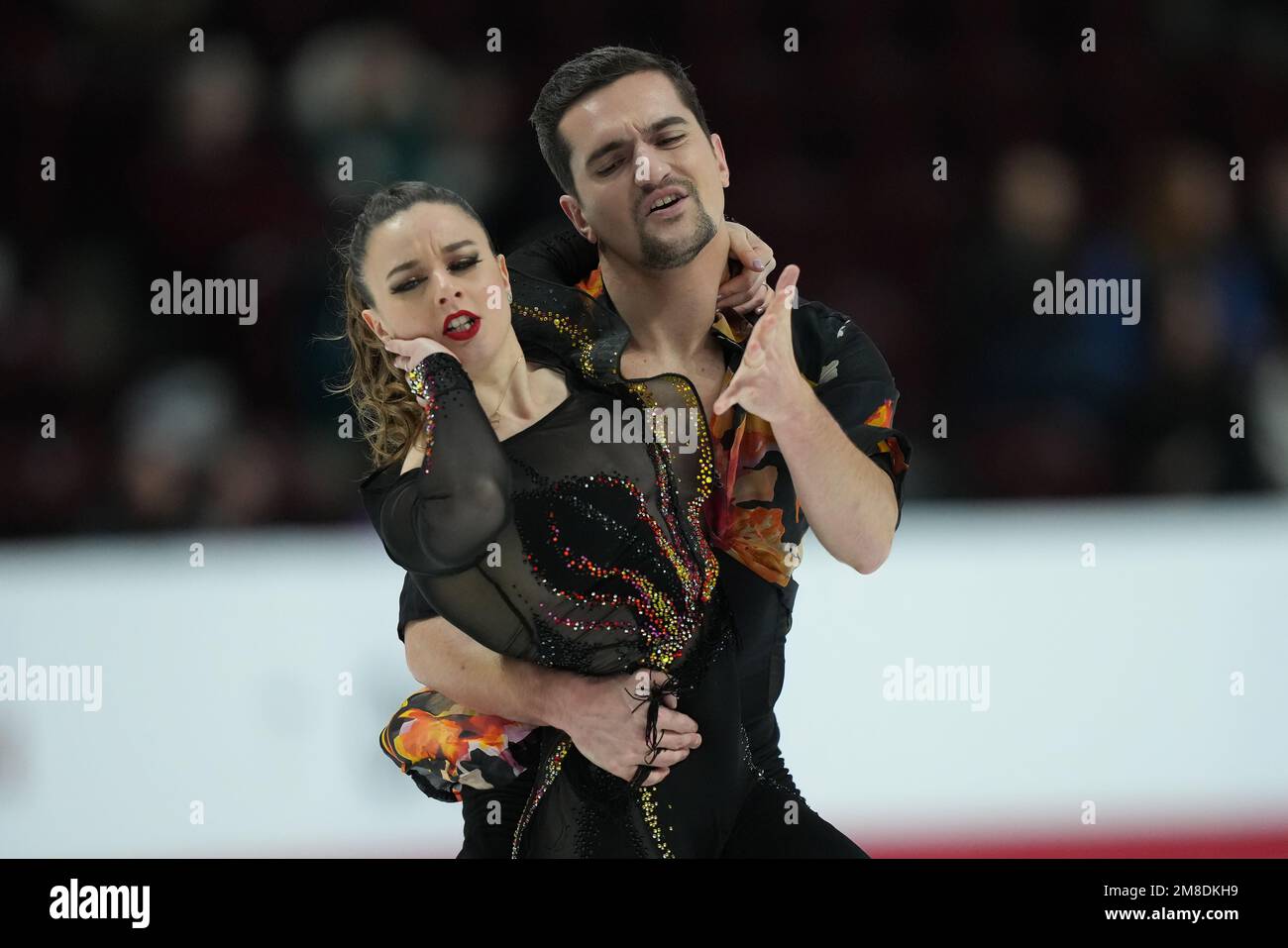 Ontario, Canada. 13th Jan, 2023. Marie-Jade Lauriault and Romain Le Gac ...