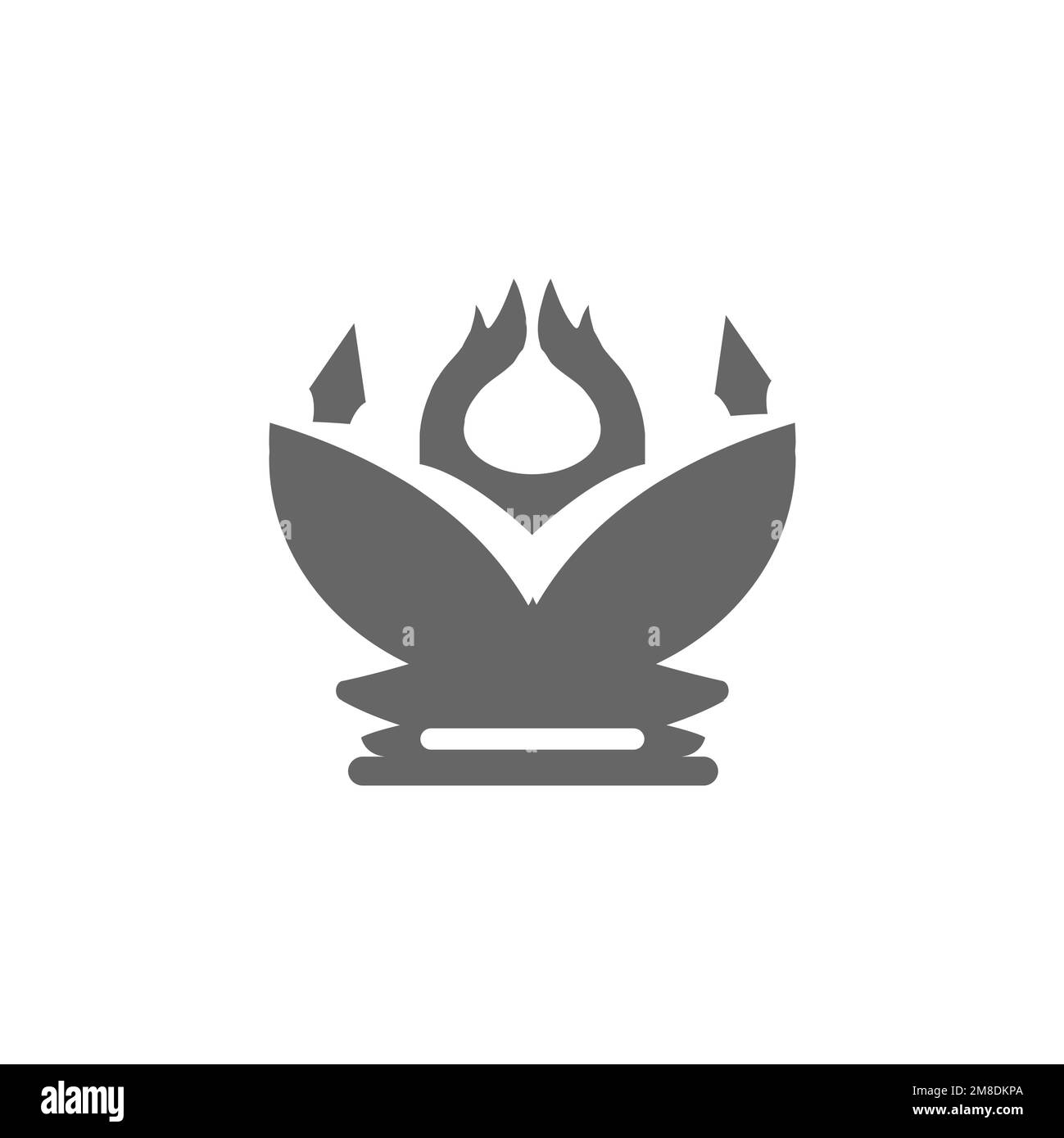 Firepot lamp icon, common graphic resources, vector illustration Stock ...
