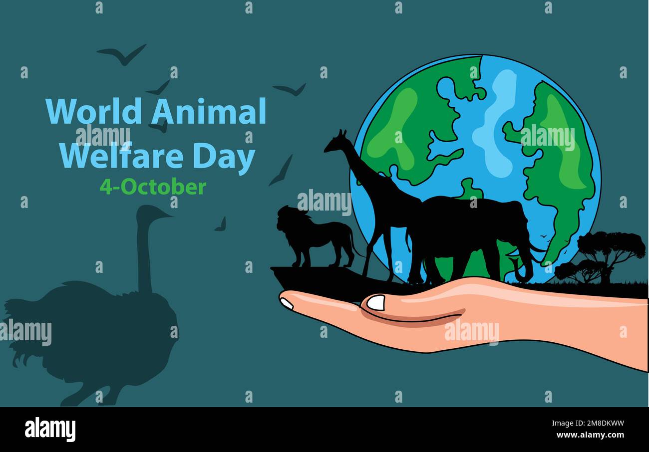 World Animal Welfare Day poster vector Stock Vector Image & Art - Alamy