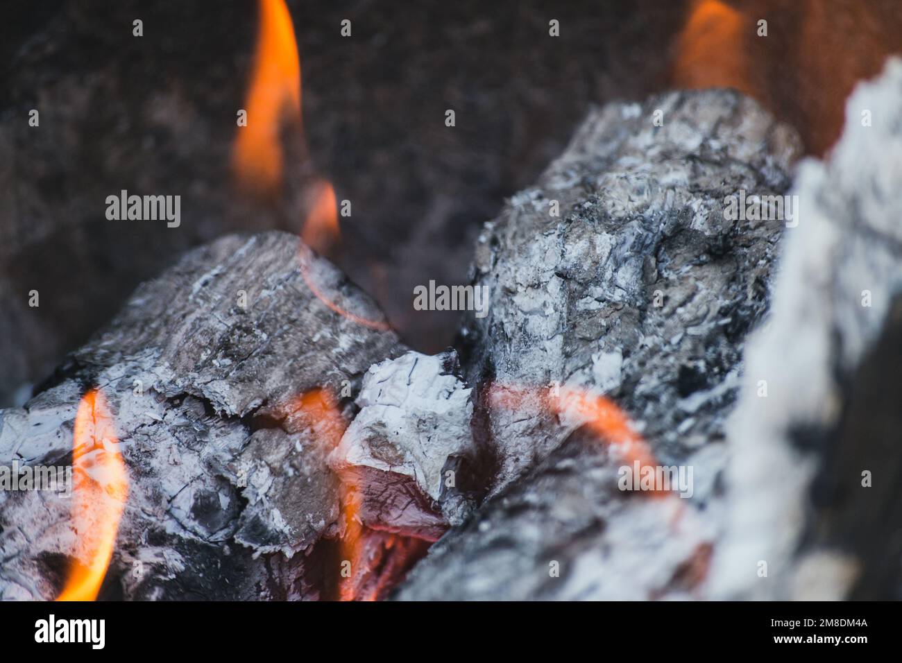 Embers of a bonfire, fire, candle Stock Photo - Alamy