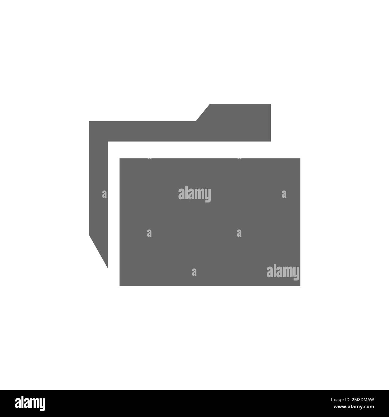 Folder icons, common graphic resources, vector illustrations Stock ...