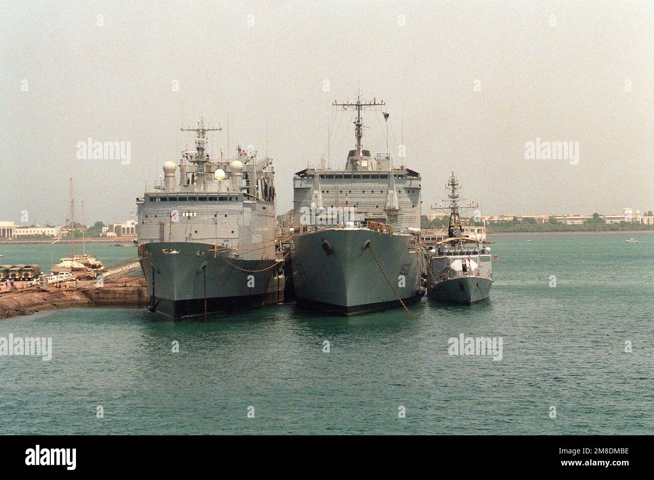 The French underway replenishment tanker FS MARNE (A 630), the ...